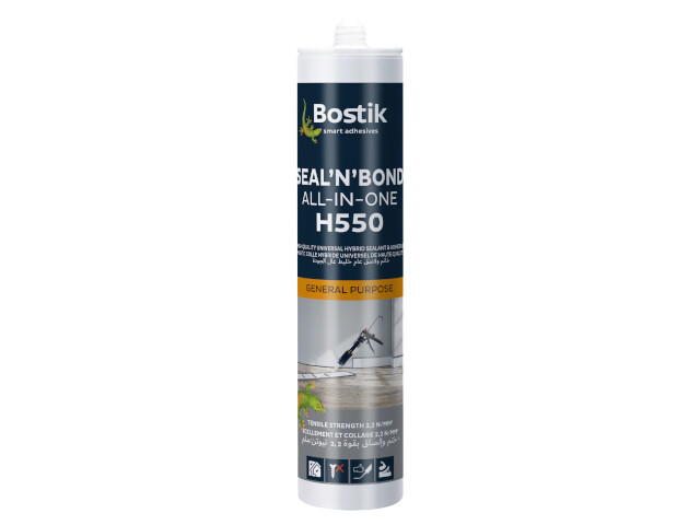 Bostik H550 SEAL’N’BOND ALL-IN-ONE | Hybrid Sealant and Adhesive ...
