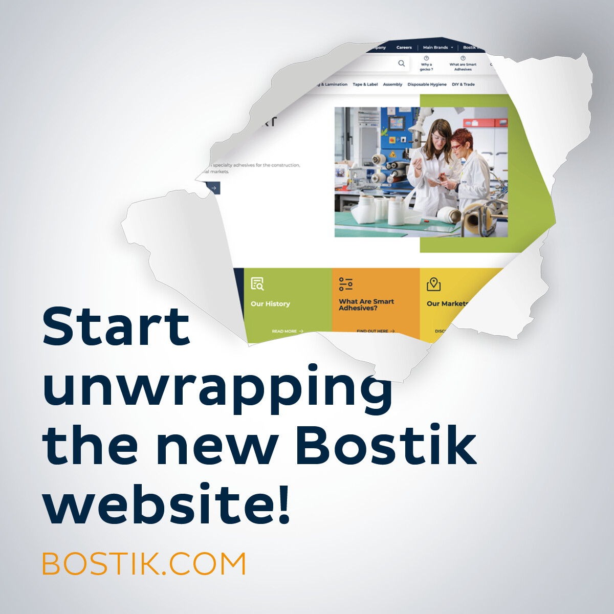 Bostik lança novo website | Bostik Portugal